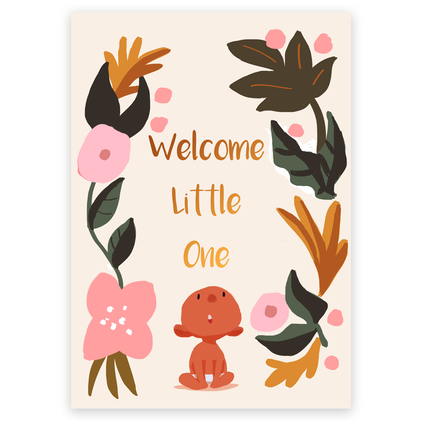 Welcome Little One – Doodles by Ini